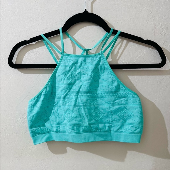 Victoria's Secret | Intimates & Sleepwear | Turquoise Strappy Crop Top ...